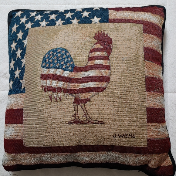 j wiens | Accents | Vintage J Wiens Rooster Pillow Obo | Poshmark